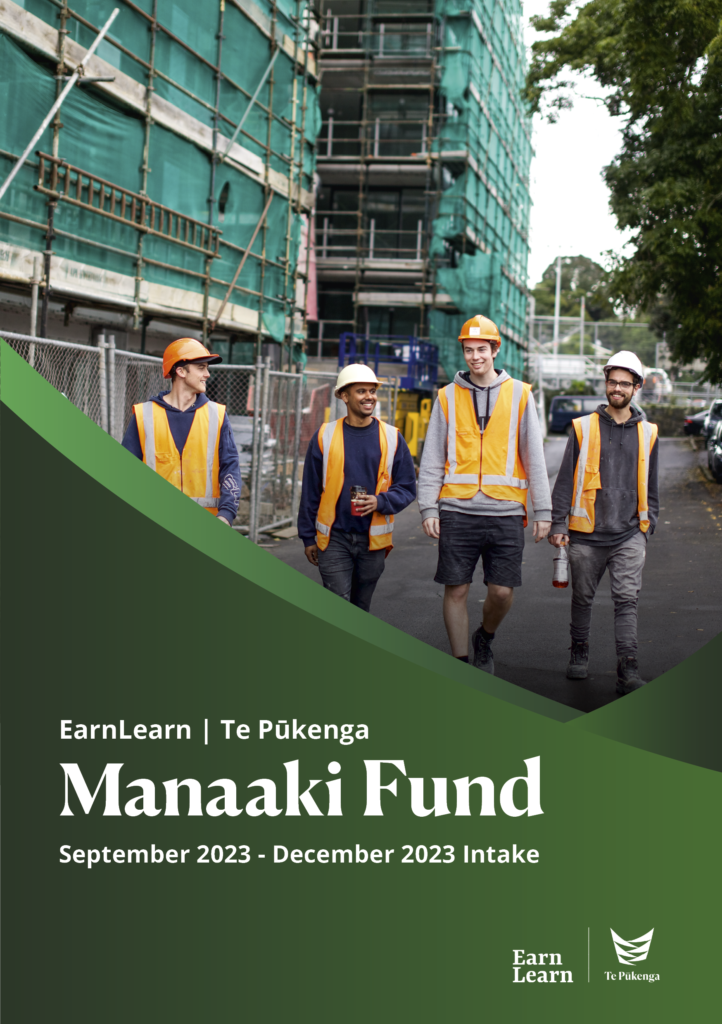 Manaaki Fund: September 2023 - December 2023 intake now open - EarnLearn